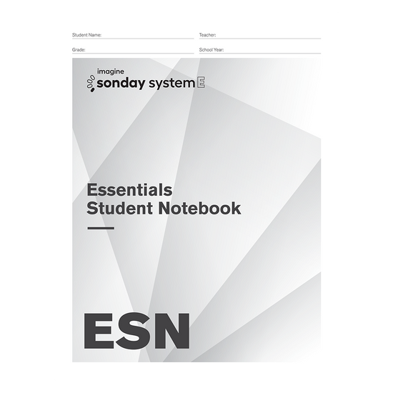 Essentials Student Notebook – IMAGINE SONDAY SYSTEM