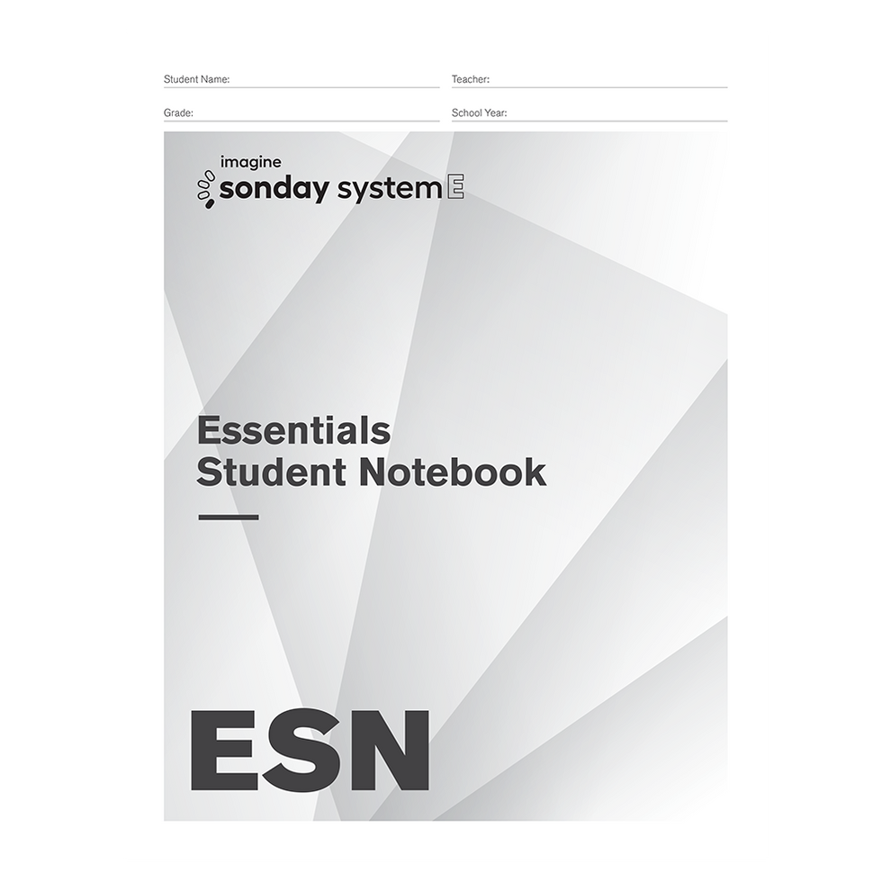 Essentials Student Notebook – IMAGINE SONDAY SYSTEM